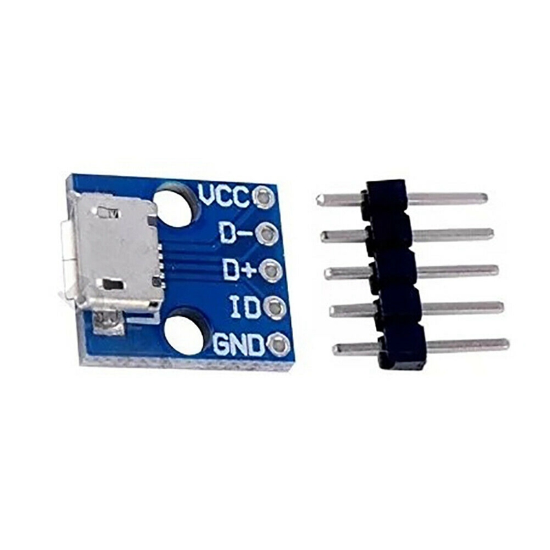 5Pcs CJMCU 5V Micro- USB Board Interface Power Switch Adapter Breakout ...