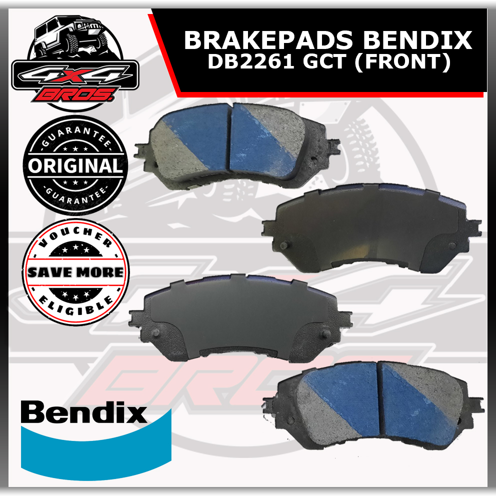 BRAKE PADS BENDIX DB2261 GCT FRONT For TOYOTA VIOS / YARIS 2013-2021 | Lazada PH