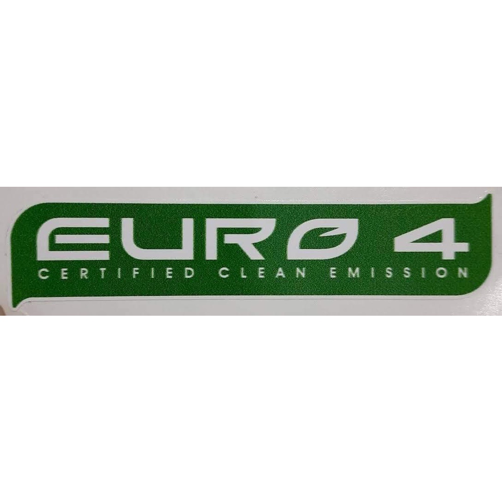 Euro 4 Sticker - Certified Clean Emission (Window Sticker) | Lazada PH