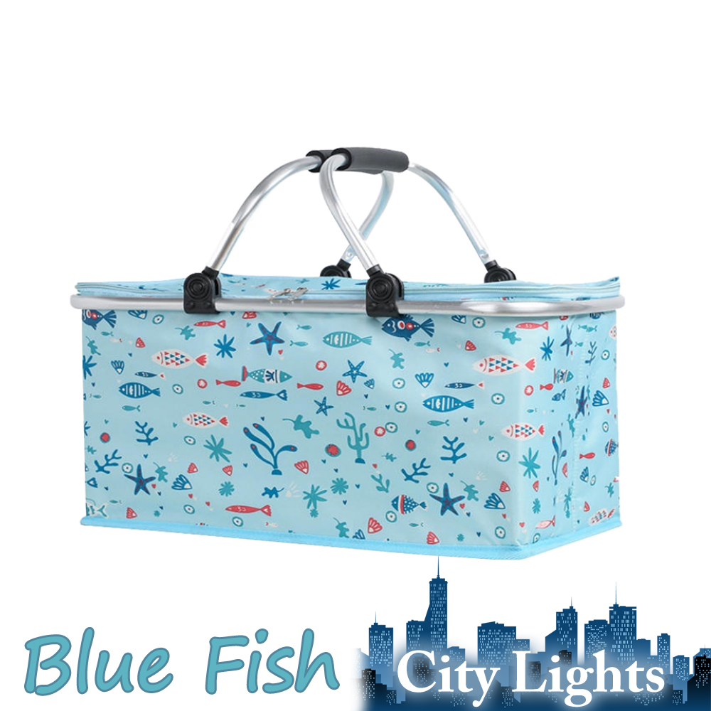 Large Insulated Cold Storage Folding Picnic Basket | Lazada PH