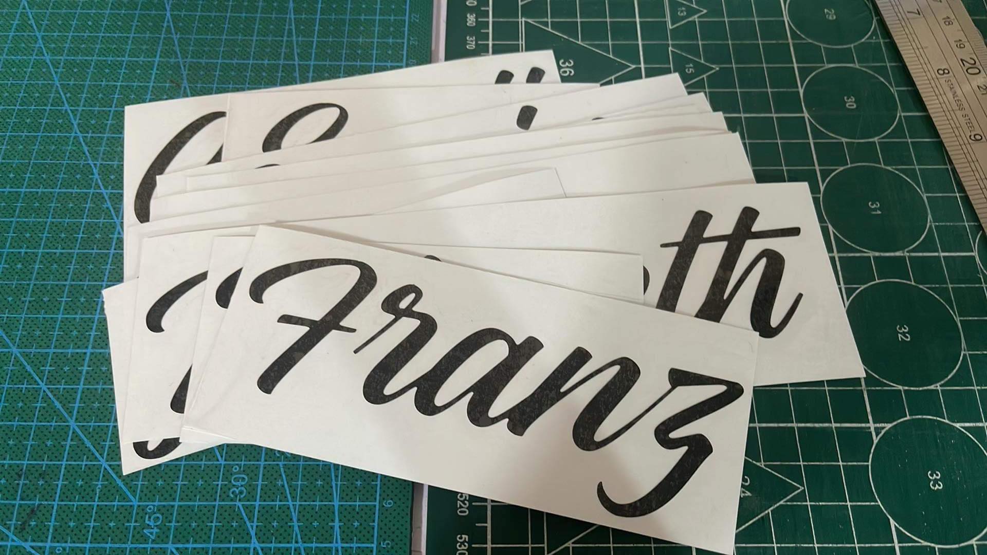 vinyl cut out name sticker | Lazada PH