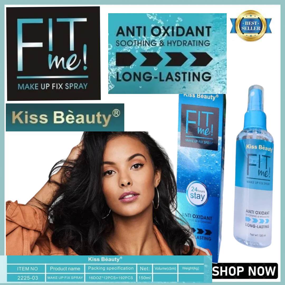 No.1 Selling Product Kiss Beauty Fit Me Make-Up Fix Spray 150ml Anti ...