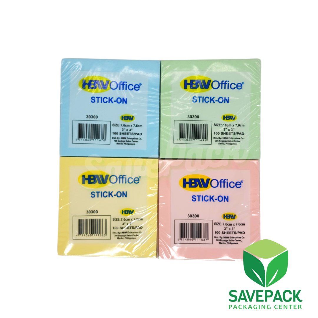 HBW-Sticky Notes 100 Sheets [Square 3x3] | Lazada PH