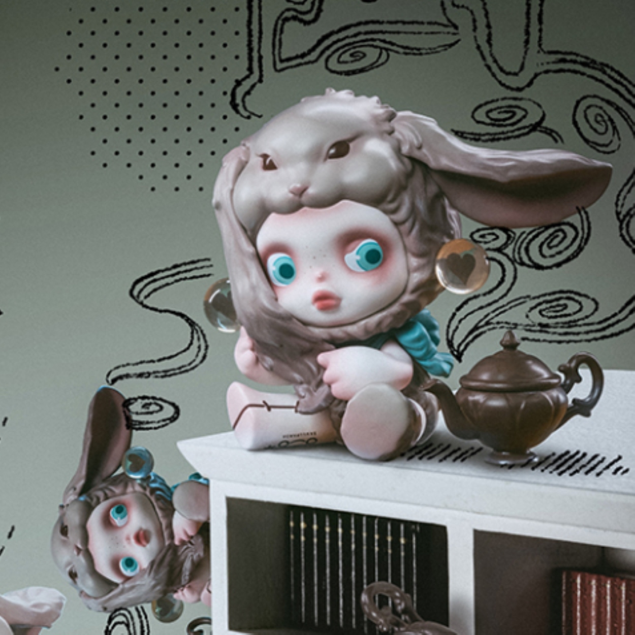 ☄ POP MART Skullpanda Everyday Wonderland Series POPMART Action Figure ...