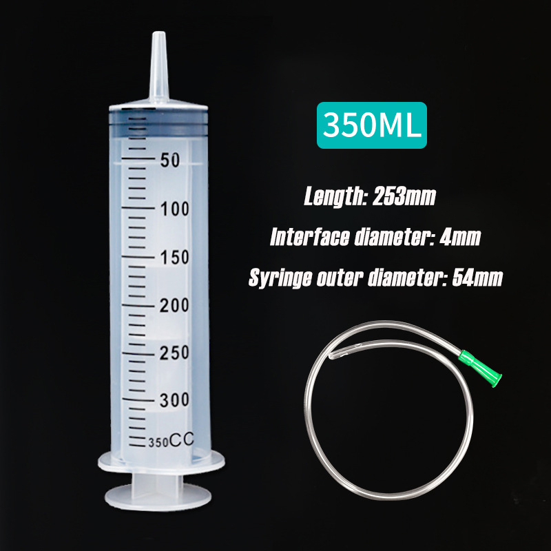 100/200/500ml Big size syringe Heavy duty Large syring for gear oil ...