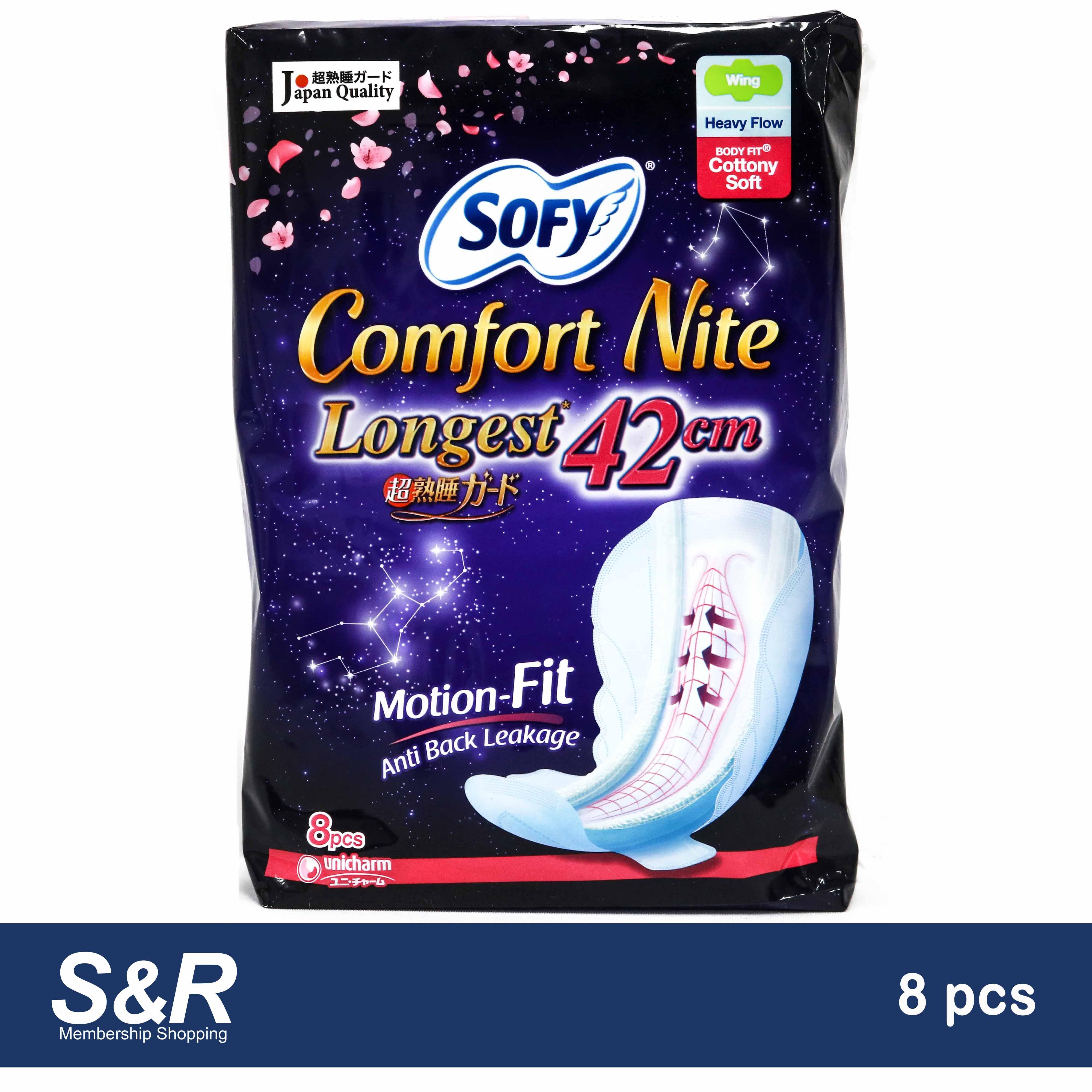 Sofy Comfort Nite Motion Fit Sanitary Napkin 8 pcs | Lazada PH