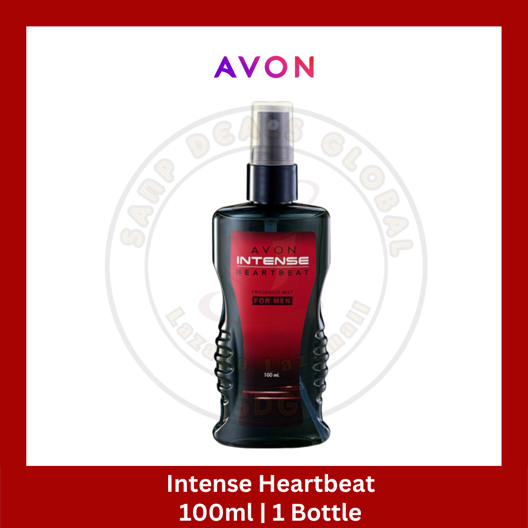 AVON Intense Heartbeat Fragrance Mist for men 100 ml ( 1 BOTTLE ...