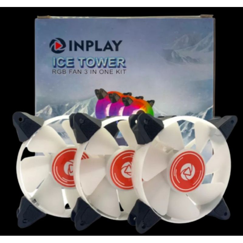 radiator INPLAY Ice Tower RGB FAN 3 in 1 kit V2 2nd Gen w Remote ...