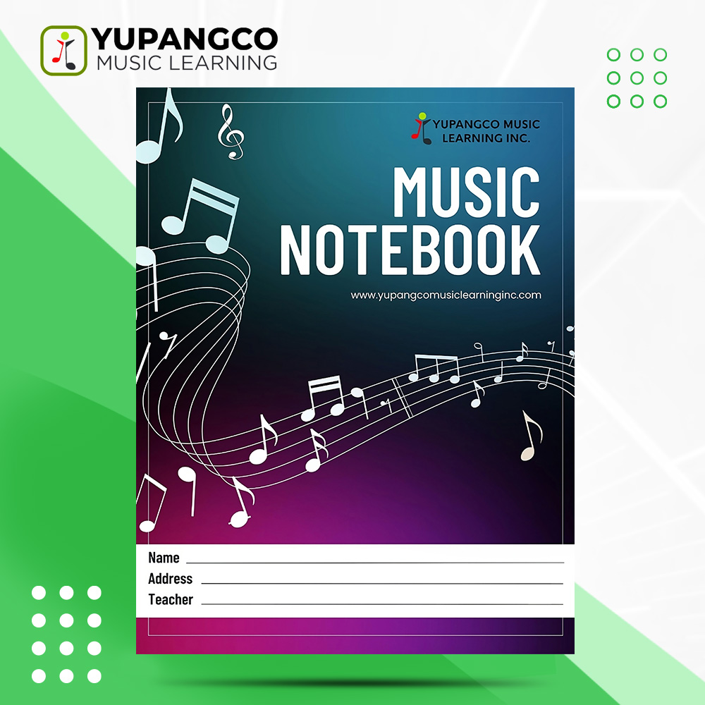 MUSIC NOTEBOOK Used for note/ rhythm transcription and musical ...