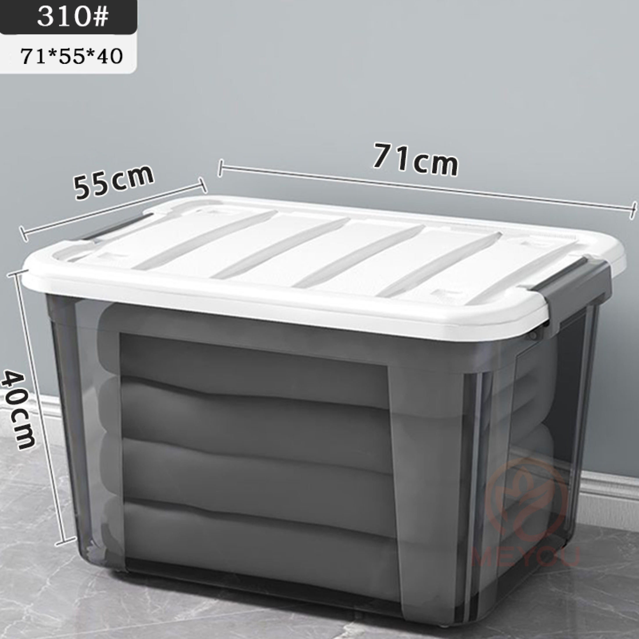 Storage Box Transparent Plastic Box BIG Wardrobe Organizer Storage ...