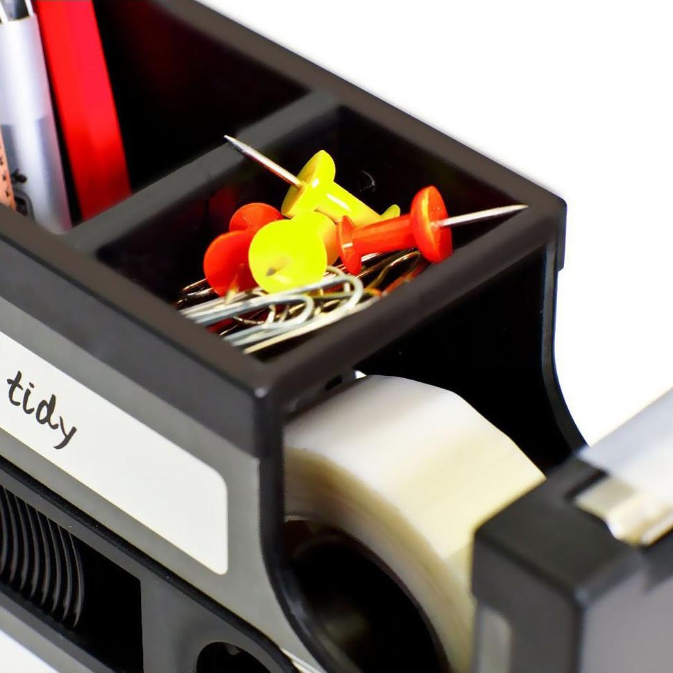 Cassette Tape Dispenser Pen Holder Vase Pencil Pot Stationery Desk Tidy Container Office ...