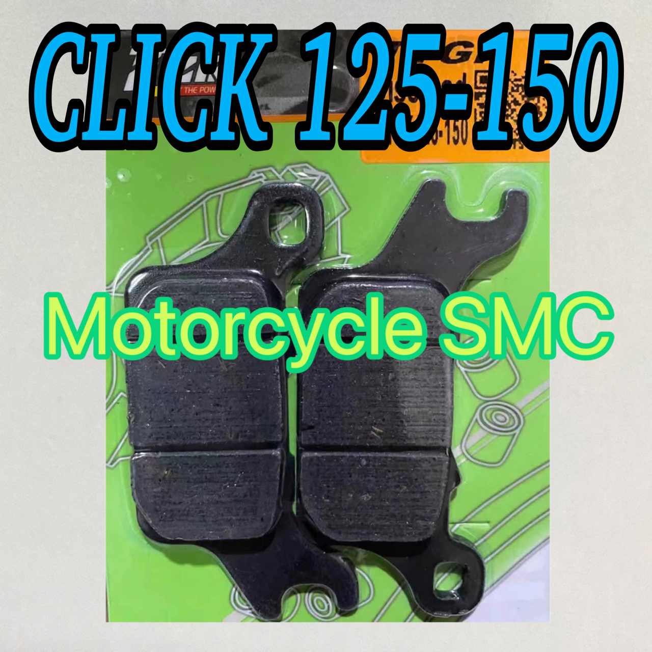 TTGR Motorcycle Brake Pads Rear:MIO I 125/M3/Soul 125/AEROX F/NMAX F ...
