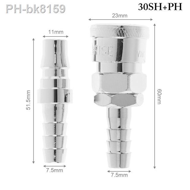 ☂ Pneumatic fitting Quick connector 2pcs/lot High Pressure Coupling ...