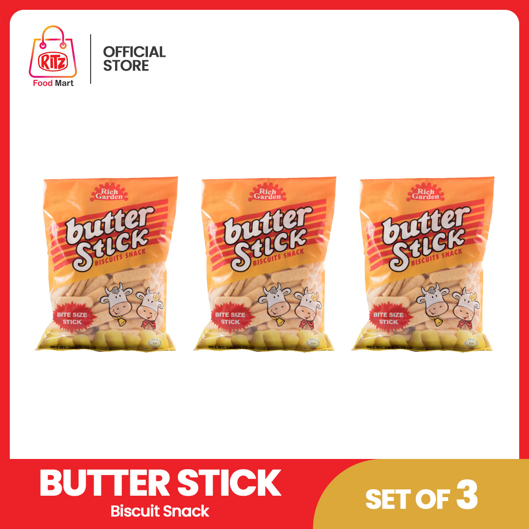 Rich Garden Butter Stick Biscuits 150g - Set of 3 | Lazada PH