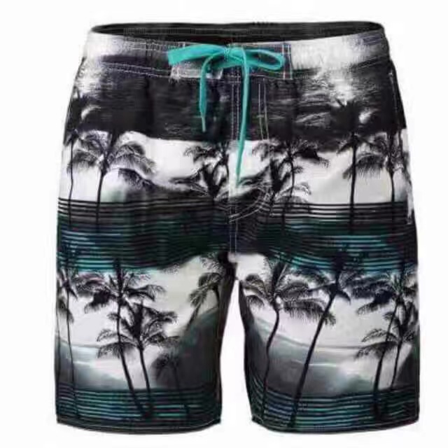 MEN`S NEW COCONUT TREE STYLE BEACH WEAR SHORT #B5527 | Lazada PH