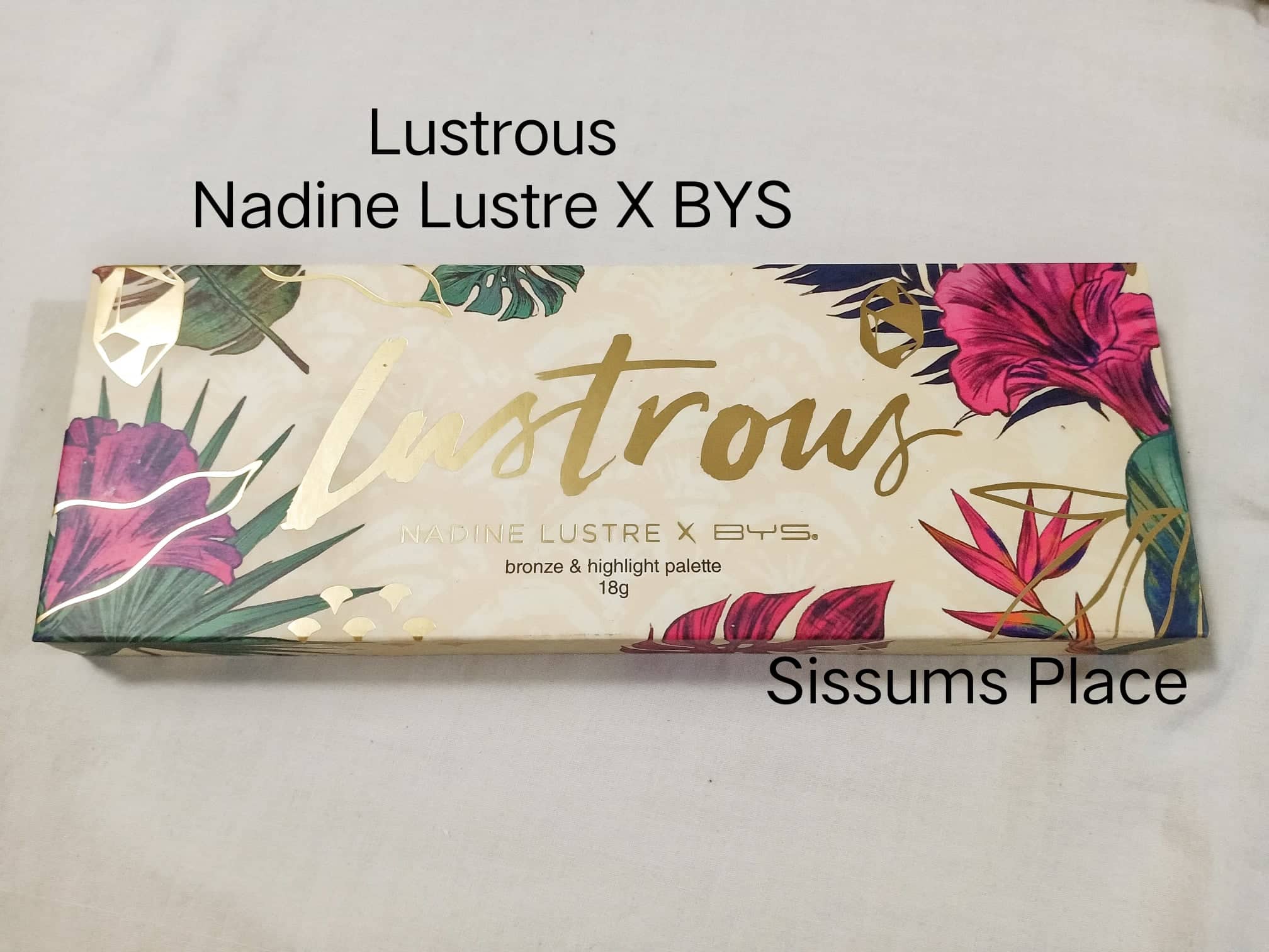 LUSTROUS NADINE LUSTRE X BYS (Bronze & Highlight Palette 18g) MALL PULL ...