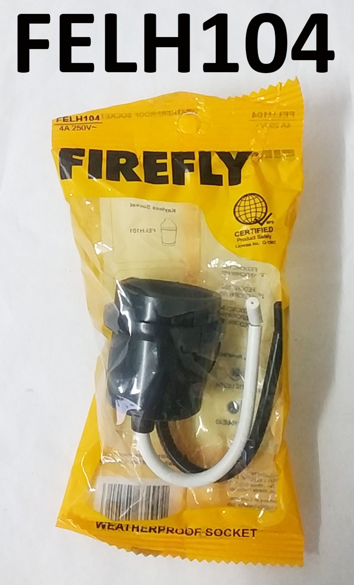 FIREFLY WEATHER PROOF SOCKET FELH104 4A 250V E27 | Lazada PH