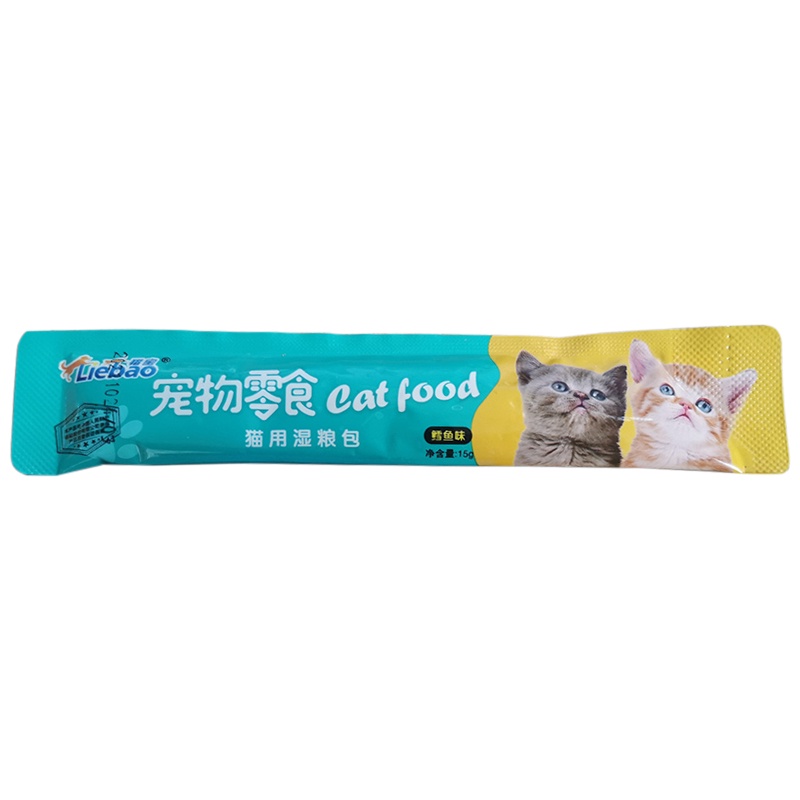 15g Cat Food Stick Cat Strip Wet Cat Food Stick Multi Flavor Options ...
