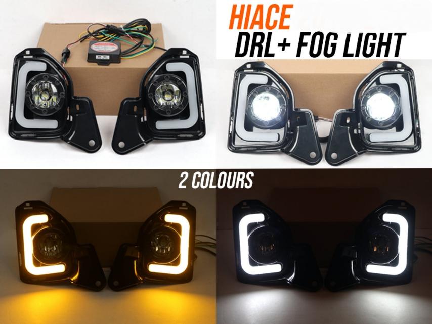 Toyota Hi Ace Decontent / Cargo 2019-2023 With DRL Foglamp Assembly ...