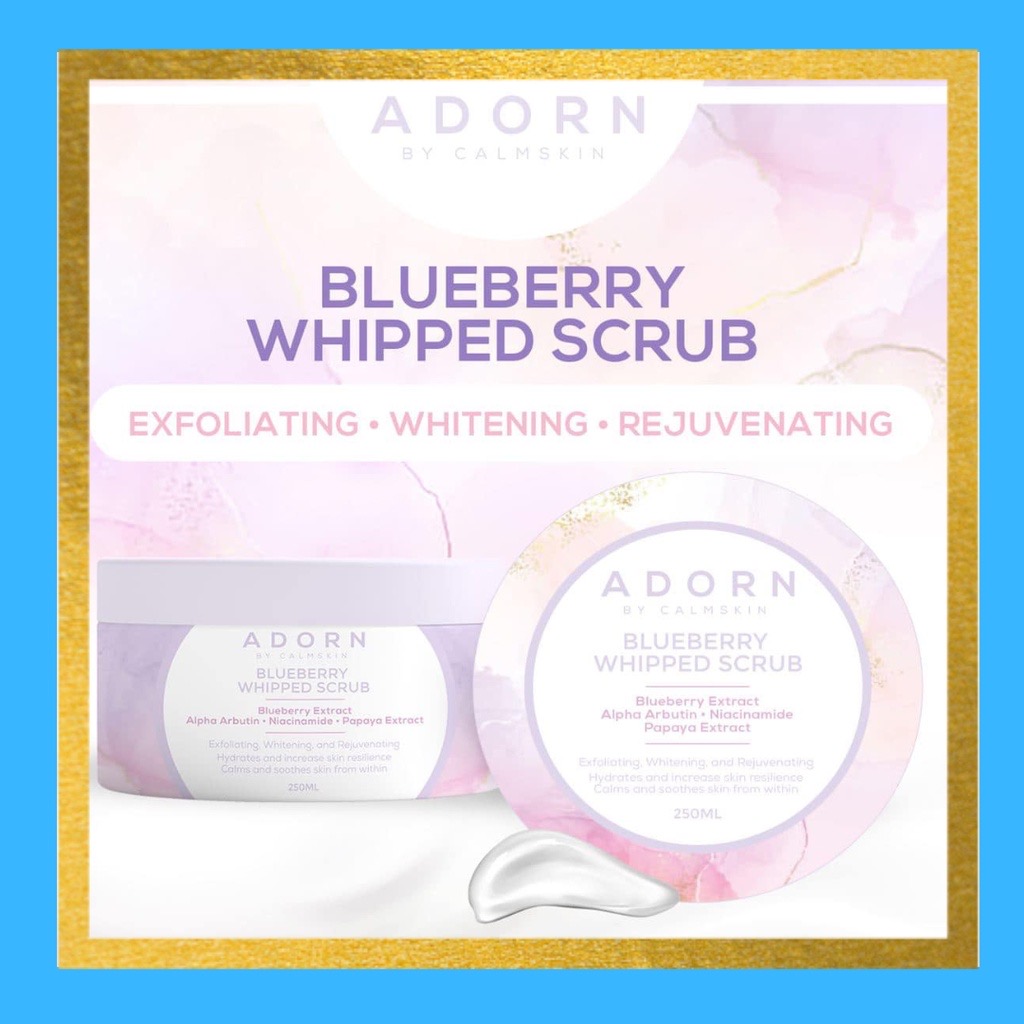 Original Adorn Blueberry Whipped Scrub 250ML | Lazada PH
