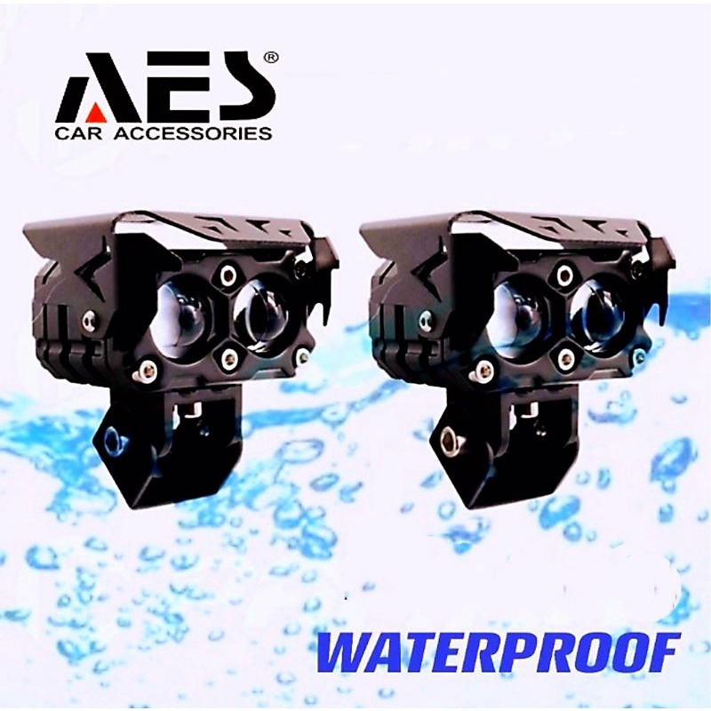 Aes Mini Driving Lights V9 White+Yellow one pairx | Lazada PH