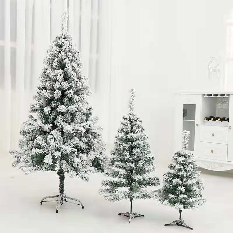 Christmas Tree with Snow (3ft-5ft) Decorative Seasonal Snow Christmas ...