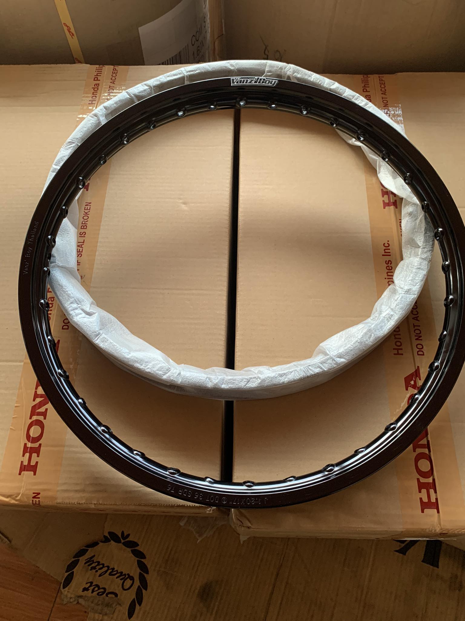 VANZBOY ALLOY RIM BLACK SET 1.4/1.2X17 | Lazada PH