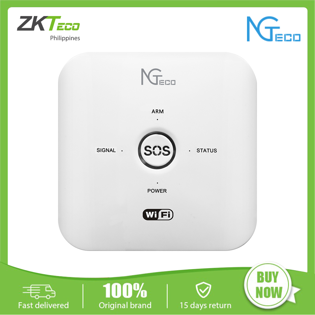 NGTeco by ZKTeco Burglar Alarm Security Kit Smart Security System with ...