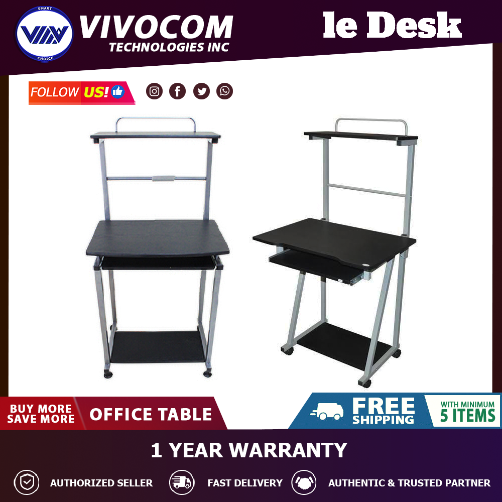 Le Desk GX468 BLK Wood Table | Lazada PH