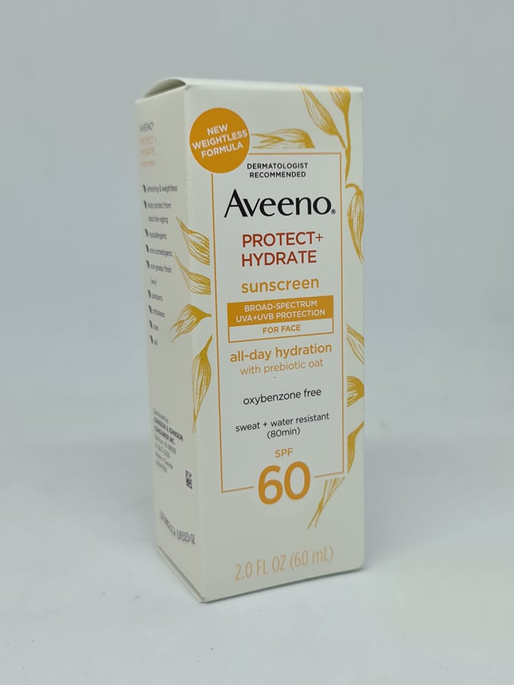 Aveeno Sunscreen Sunblock for Sensitive Skin Face Body Hydrate UVA UVB ...