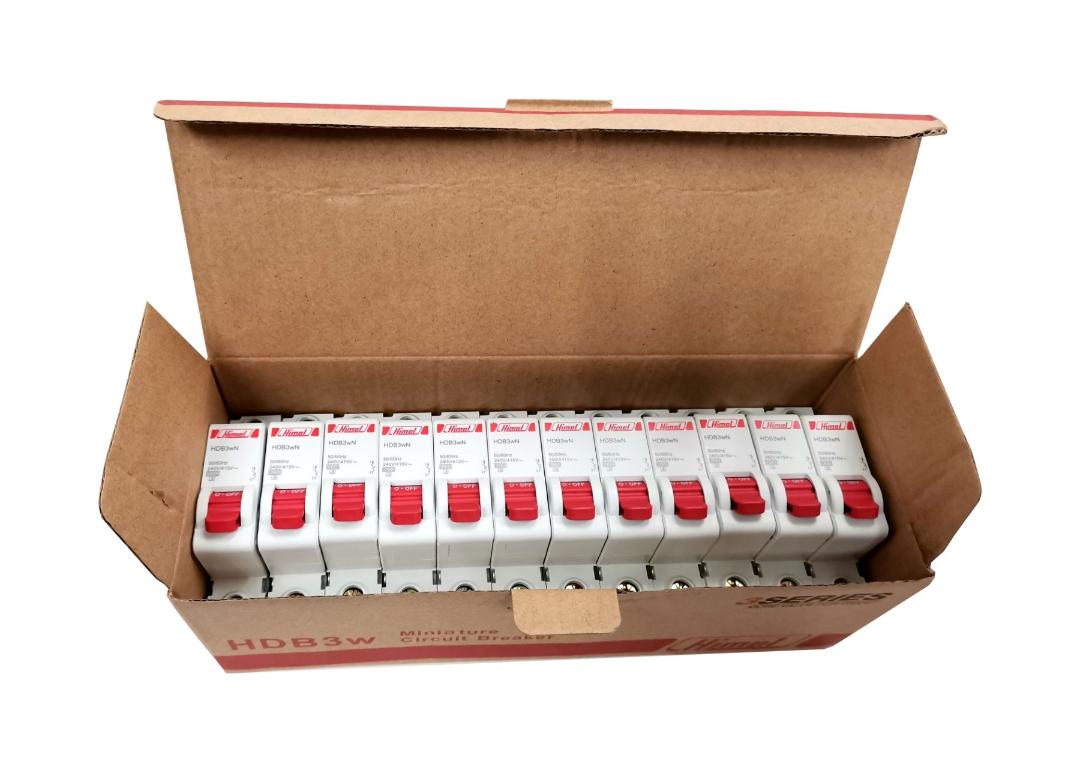 HIMEL MINIATURE CIRCUIT BREAKER HDB3W 16A 1P (BOX OF 12) | Lazada PH