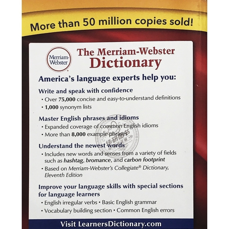 The Merriam Webster Dictionary The Power Of Words In The American ...