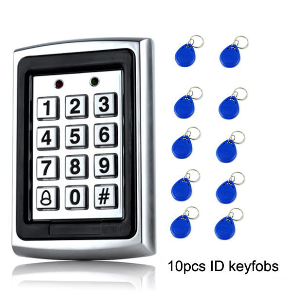 Metal Backlight 125khz RFID Proximity Card Reader Door Access Control ...