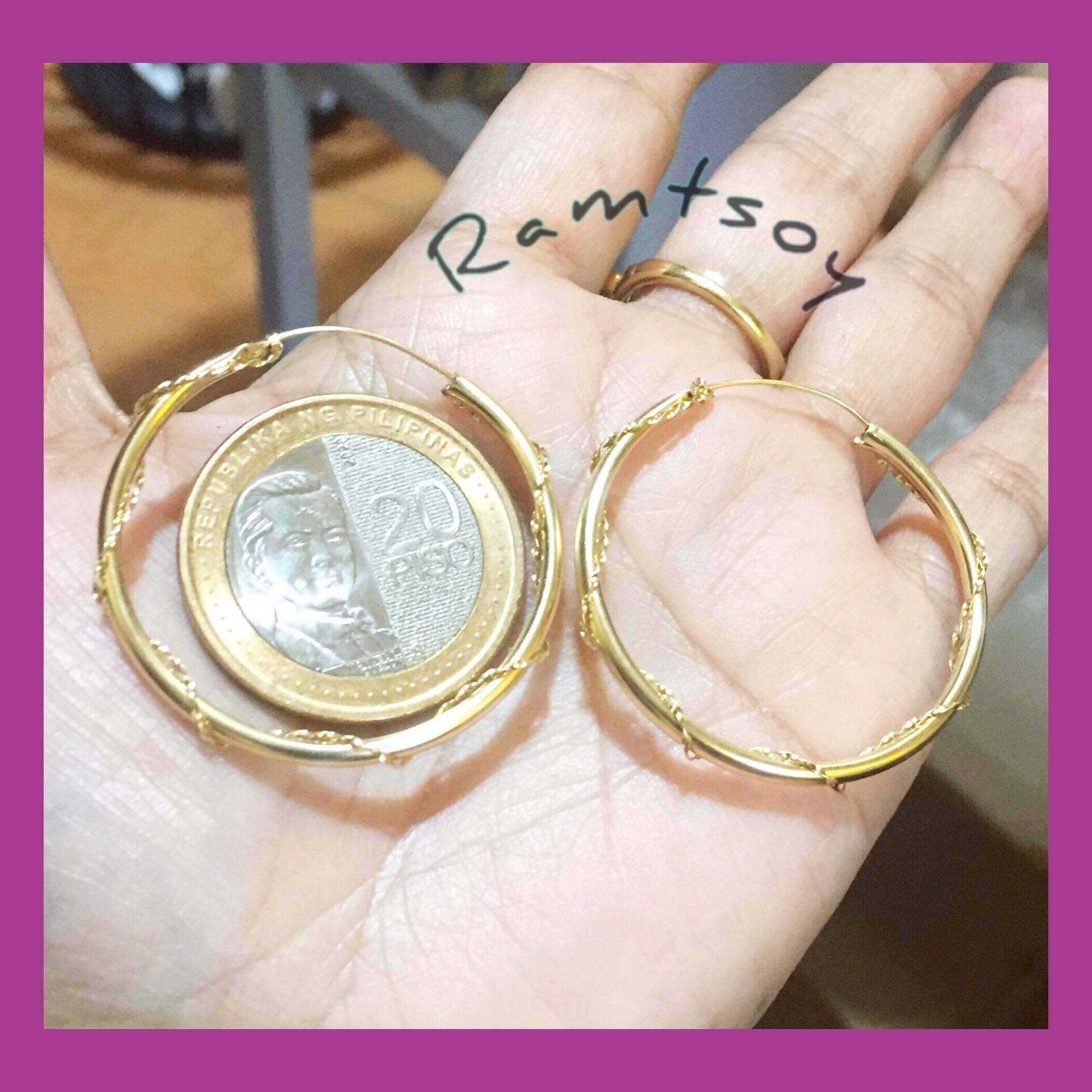 10k pure goldfilled loop earing | Lazada PH