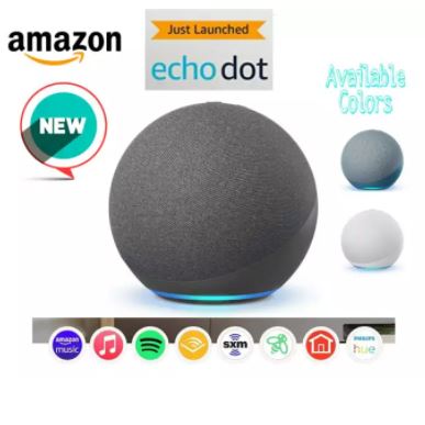 Alexa Echo Dot 4th Gen CHARCOAL Color amazon echo dot 4th generation ...