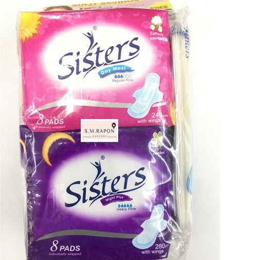 Sisters Sanitary Napkin Sulit Savings PackYSp | Lazada PH