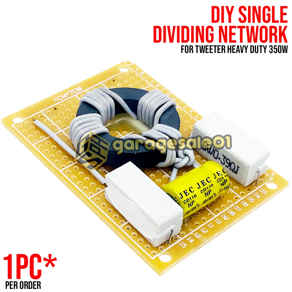 Single DIY Dividing Network for Tweeter 350W Heavy Duty | Lazada PH