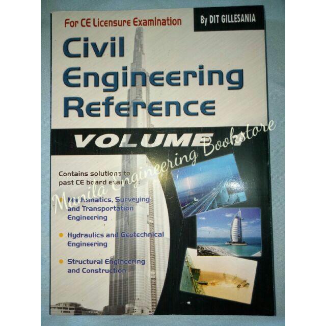 ORIGINAL Civil Engineering Reference Volume 1 by Gillesania | Lazada PH