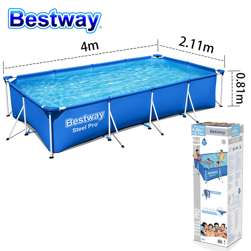 Bestway Steel Pro Frame Swimming Pools Easy Set Above Ground Outdoor ...