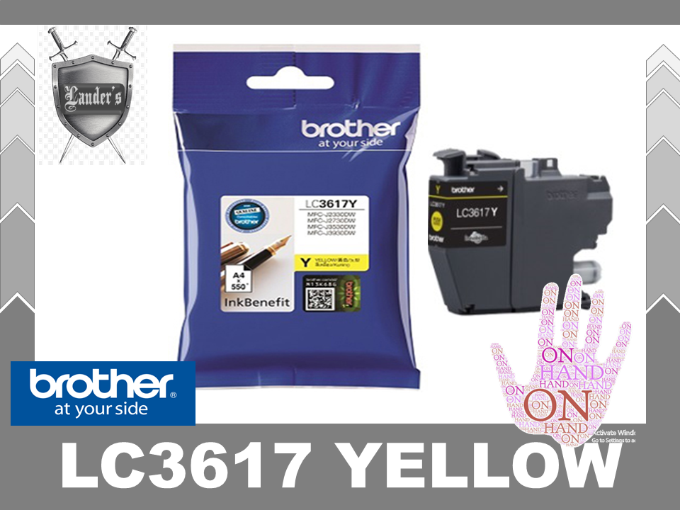 Brother LC-3617 Yellow Original Ink Cartridge | Lazada PH