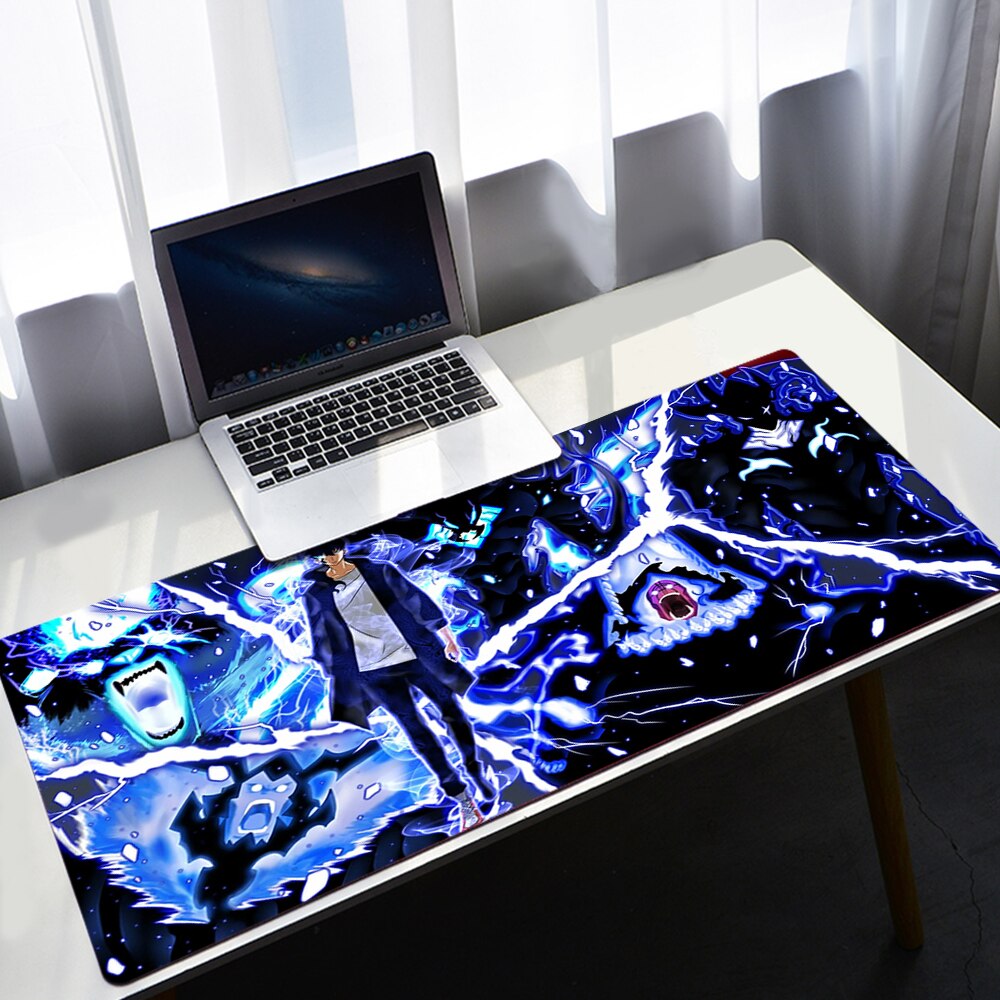 Solo Leveling Mouse Pad Manga Sung Jinwoo Anime Mousepad Large Computer ...