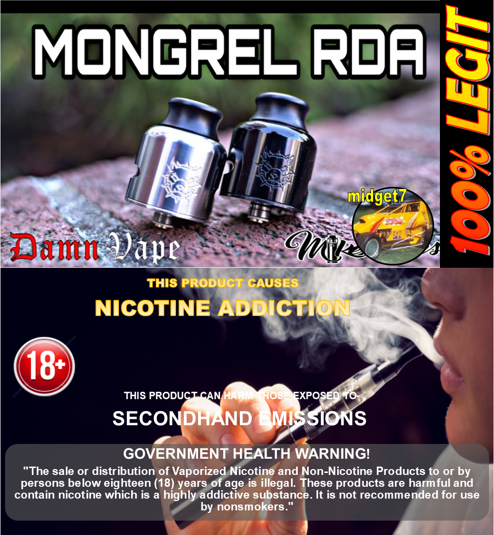 Damn Vape Mongrel RDA | Lazada PH