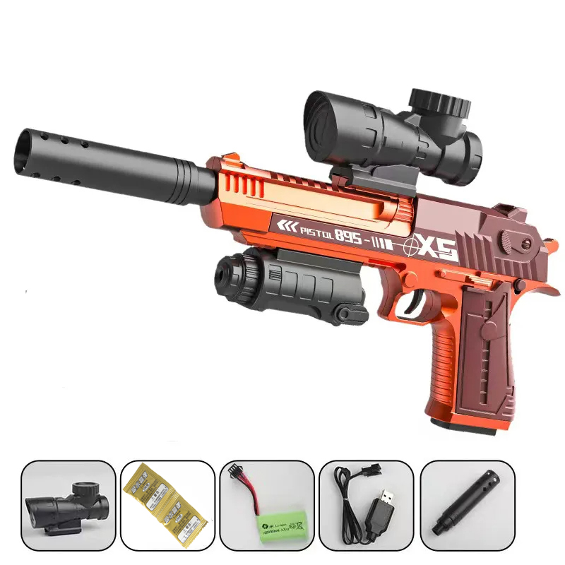 Gel Blasters pistols Glock With Blowback For Kids Electric Rechargeable ...