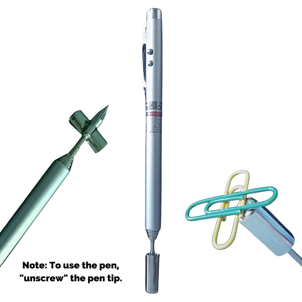 Laser Pen Pointer, Flashlight, Extendable Stick with Ballpen | Lazada PH