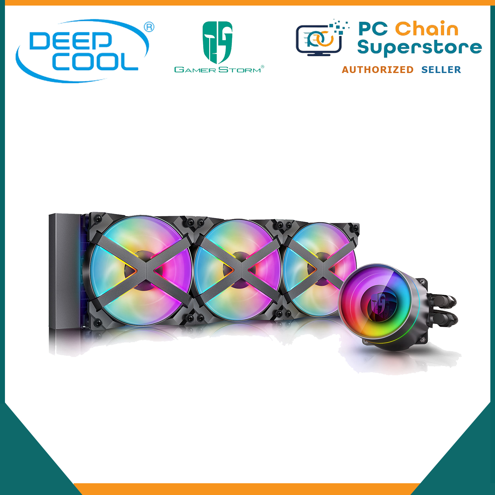 DeepCool Gamer Storm Castle 360EX RGB AIO Liquid CPU Cooler with Anti ...