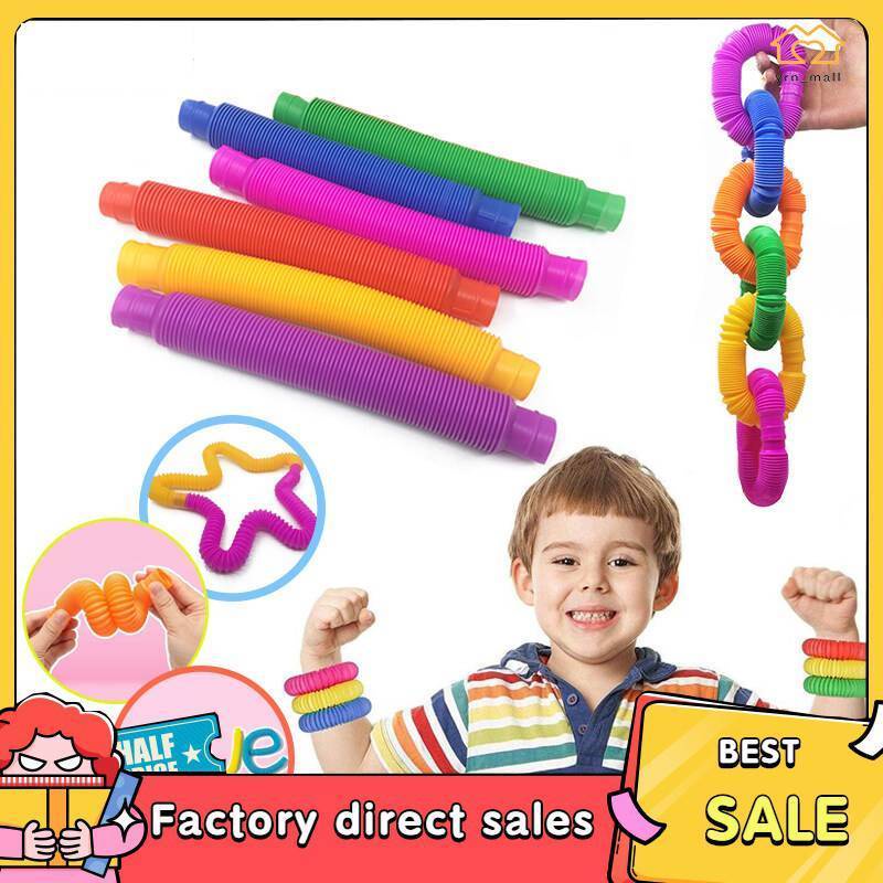 【Ready Stock】 DIY Pop Tube Telescopic Bellows Sensory Fidget Toy ...
