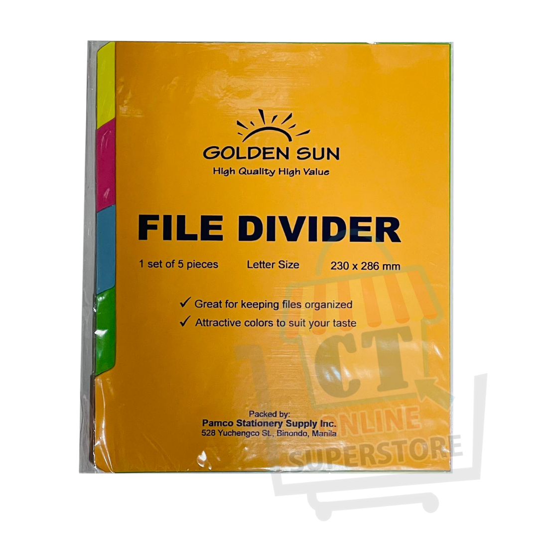 File Index Divider 5 Tabs Assorted Color | Lazada PH