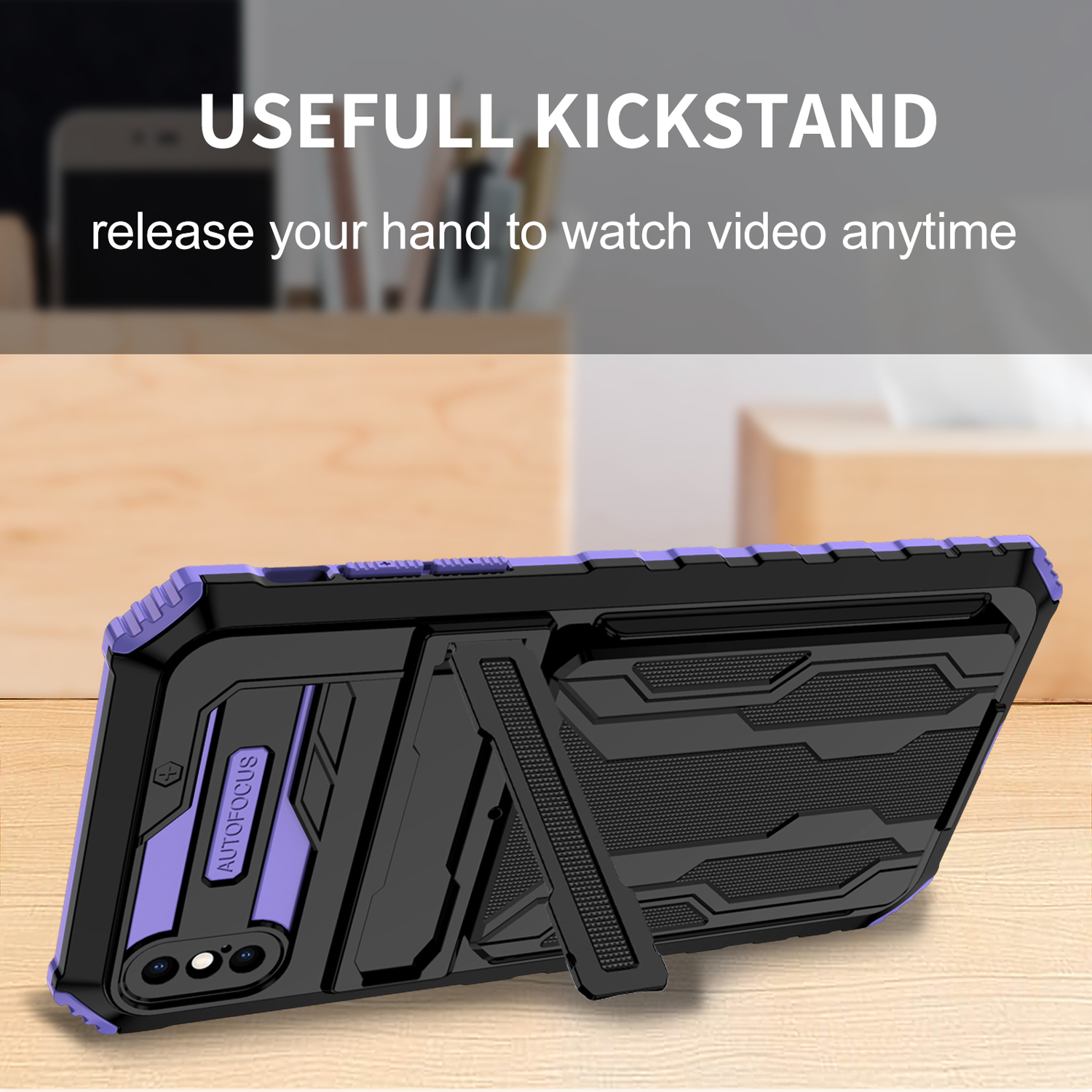 iPhone XS Max Case ,EABUY Three-in-one Multifunctional Hidden Credit ...