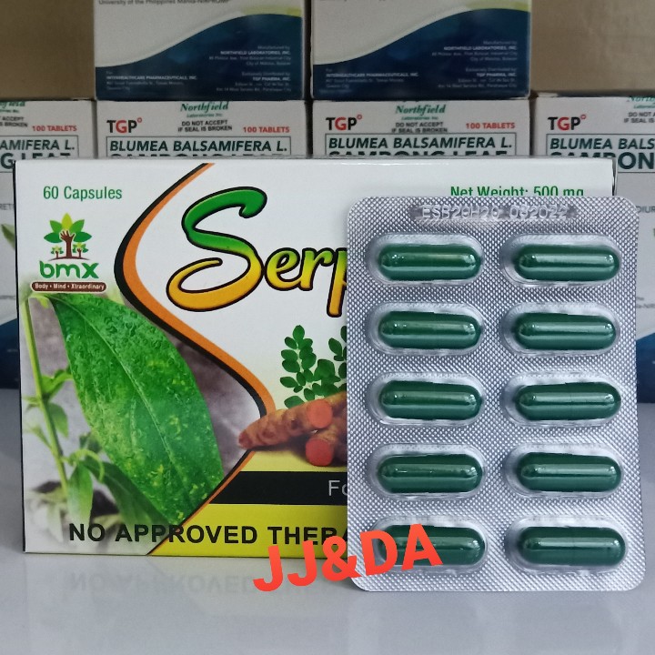 BMX Serpentina Gold with Turmeric and Malunggay 10 Capsules | Lazada PH