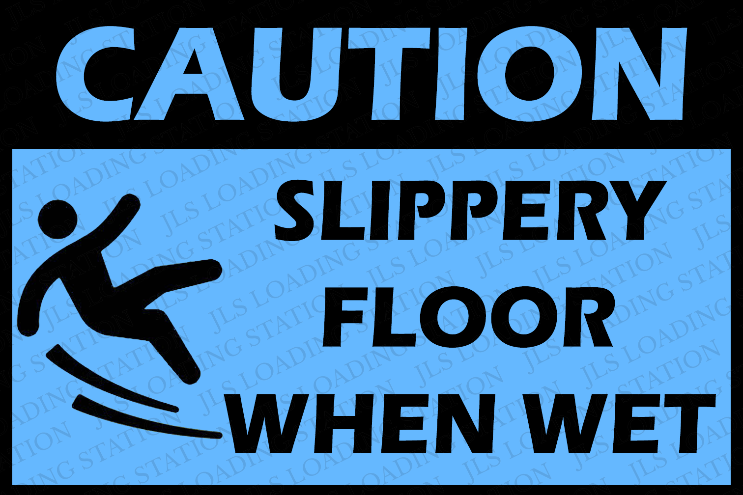 CAUTION SLIPPERY FLOOR WHEN WET (LAMINATED/PVC) SIGNAGE | Lazada PH